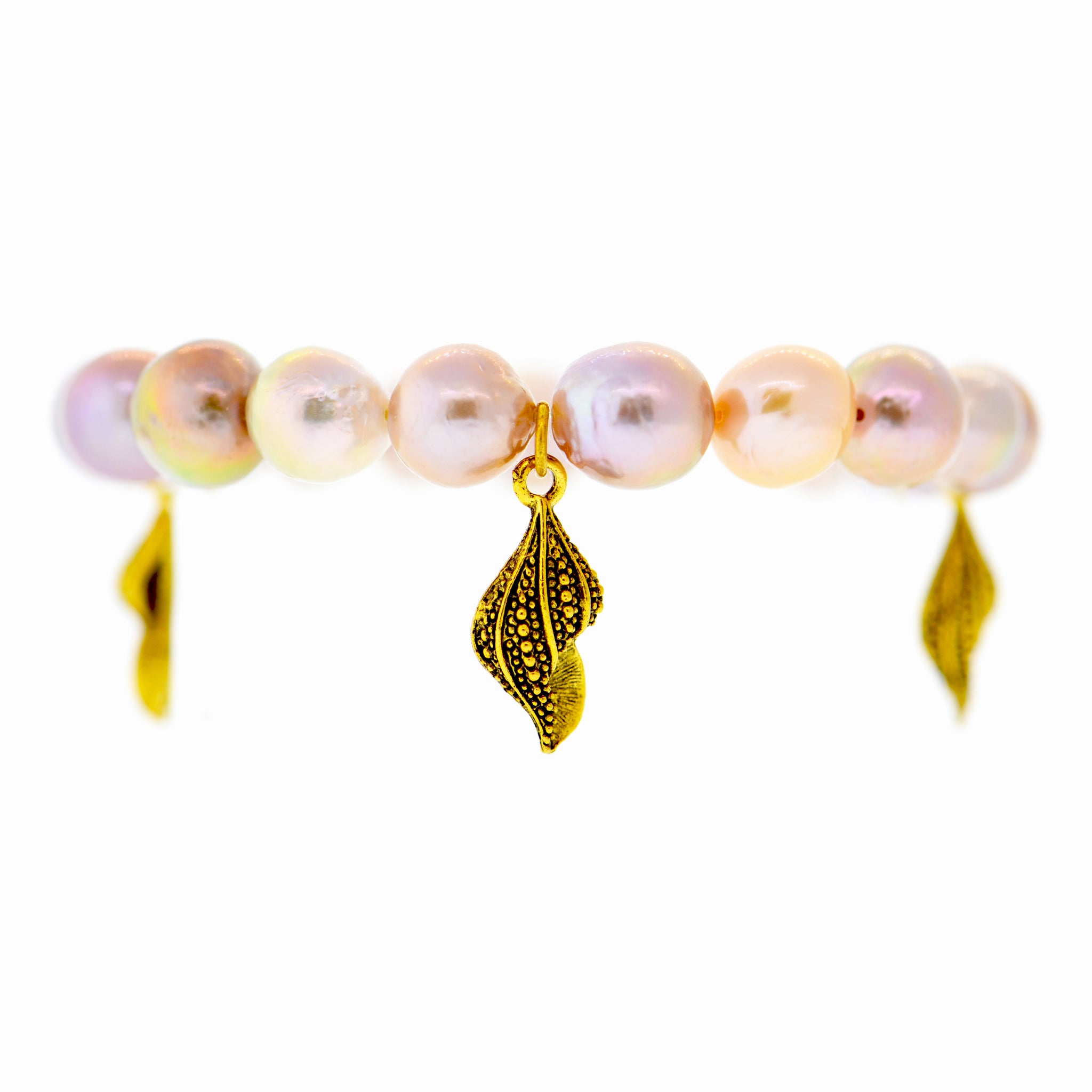 Pink Pearl Galapagos Conch Shell Bracelet